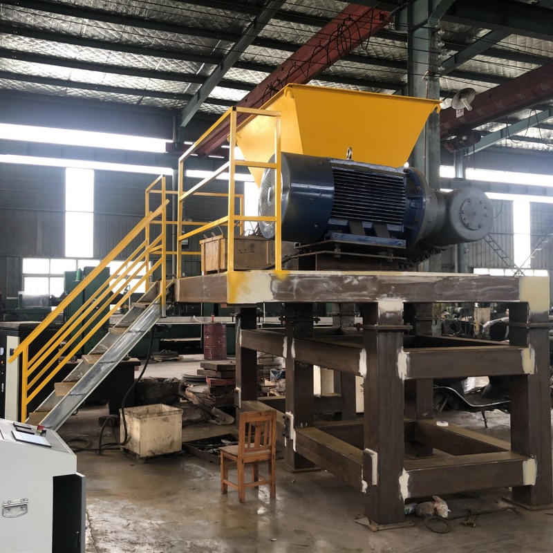 Universal Shredder Machine for Solid Metal Products, Plastic, Rubber ...