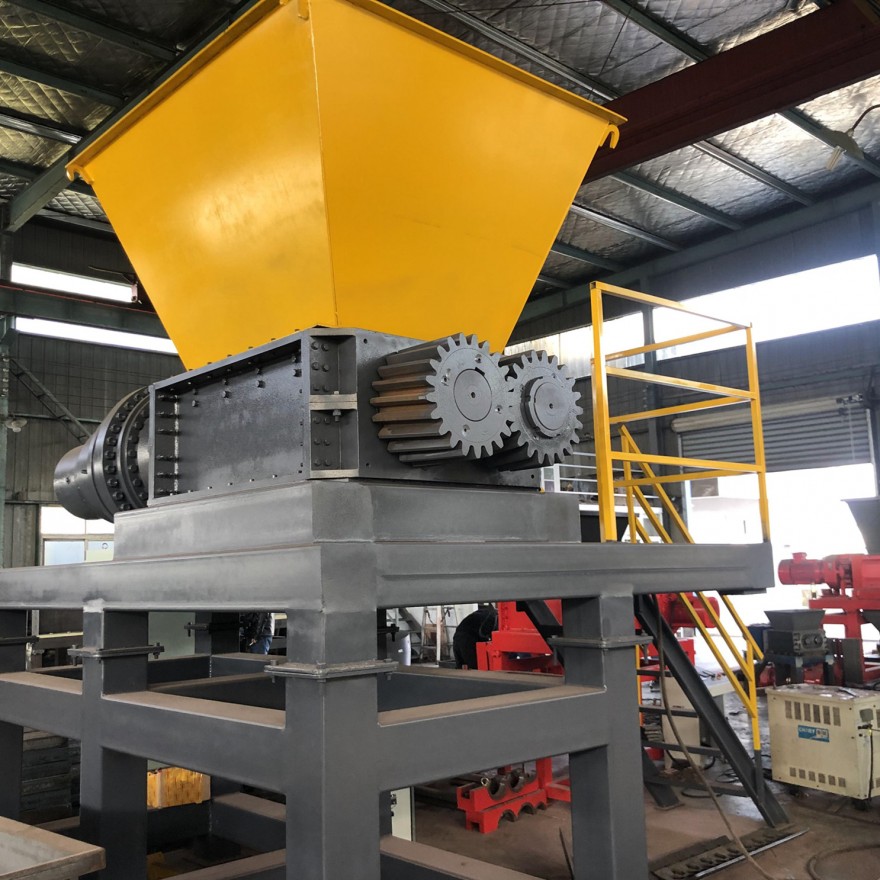 Universal Shredder Machine for Solid Metal Products, Plastic, Rubber ...